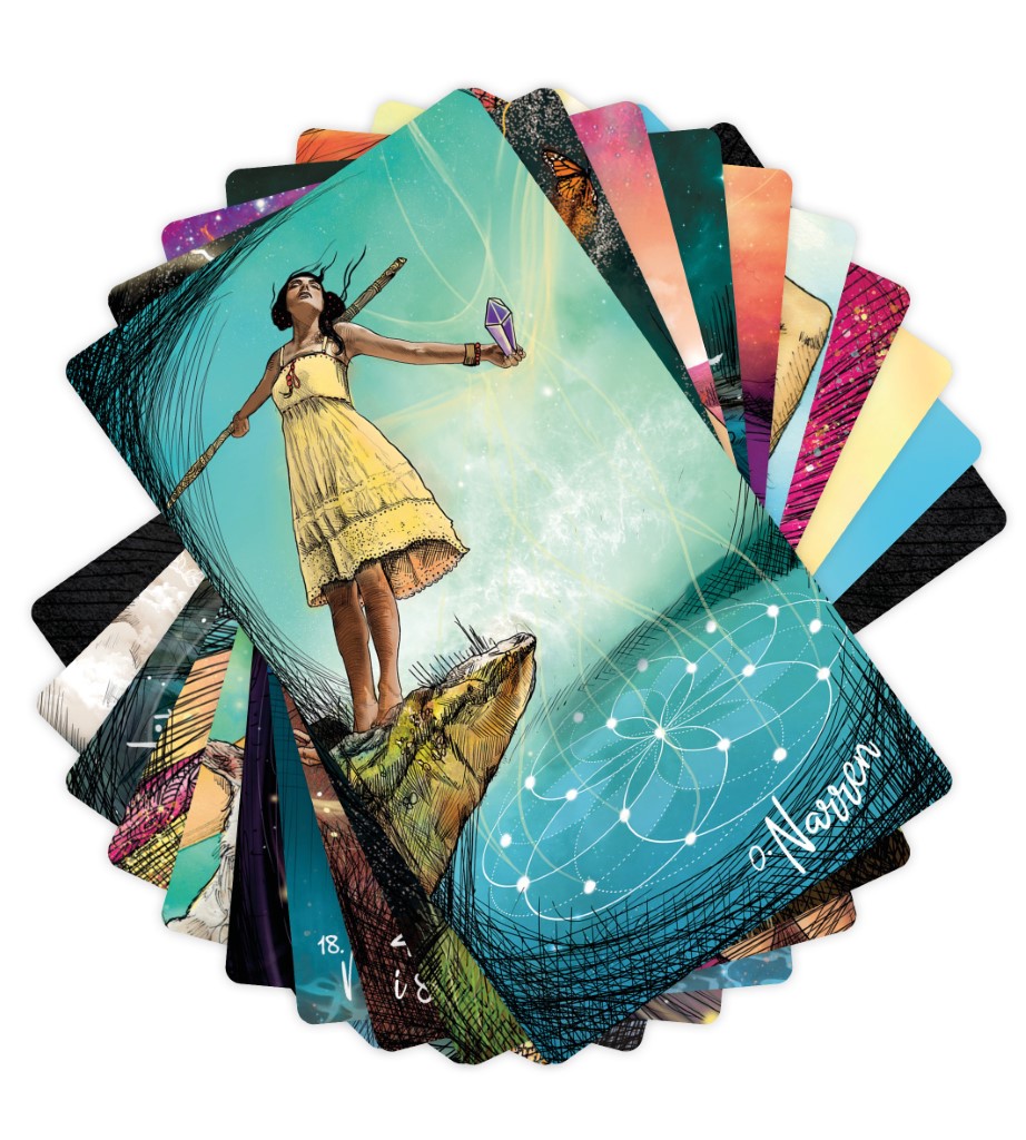 Ljusb rarens Tarot p Svenska TarotHuset