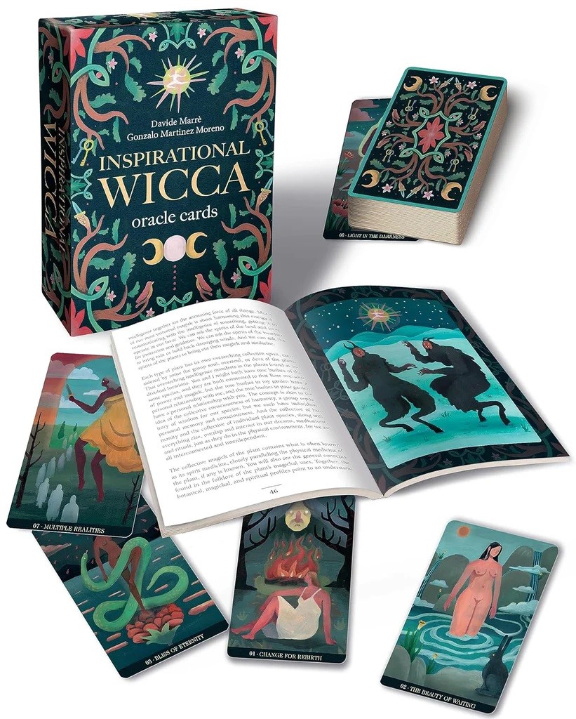 Inspirational Wicca Oracle Cards Tarothuset